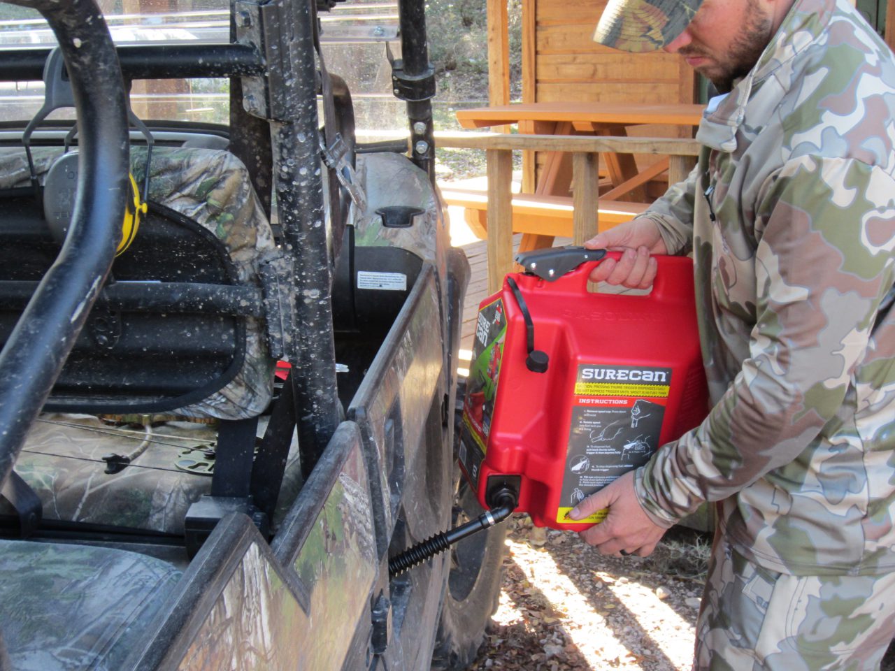 5 Gallon SureCan Gas Can, Standard Edition - Fletcher Products